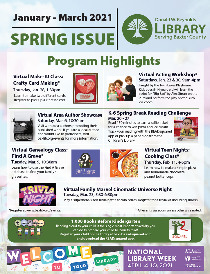 Program Guide | Baxter County Library