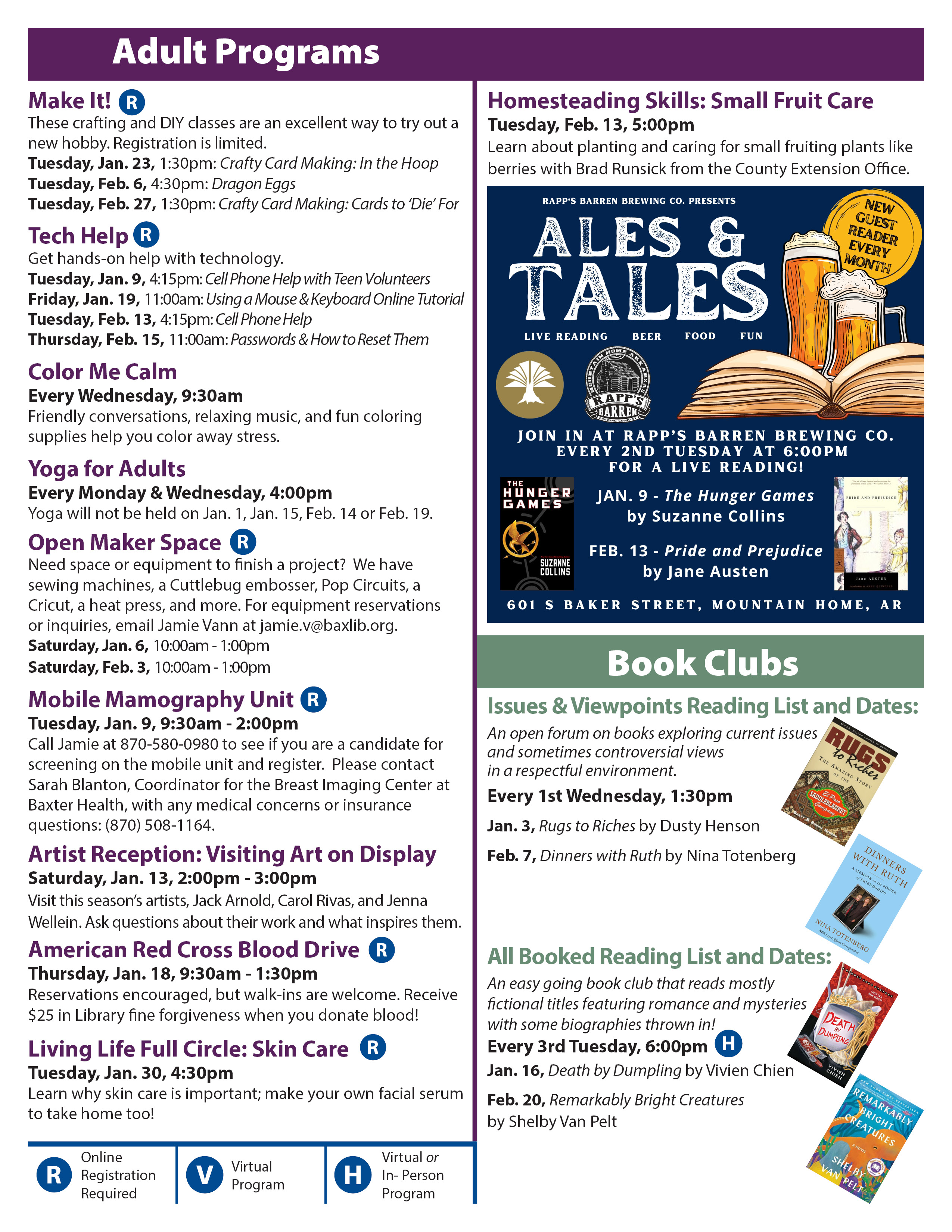 Program Guide | Baxter County Library