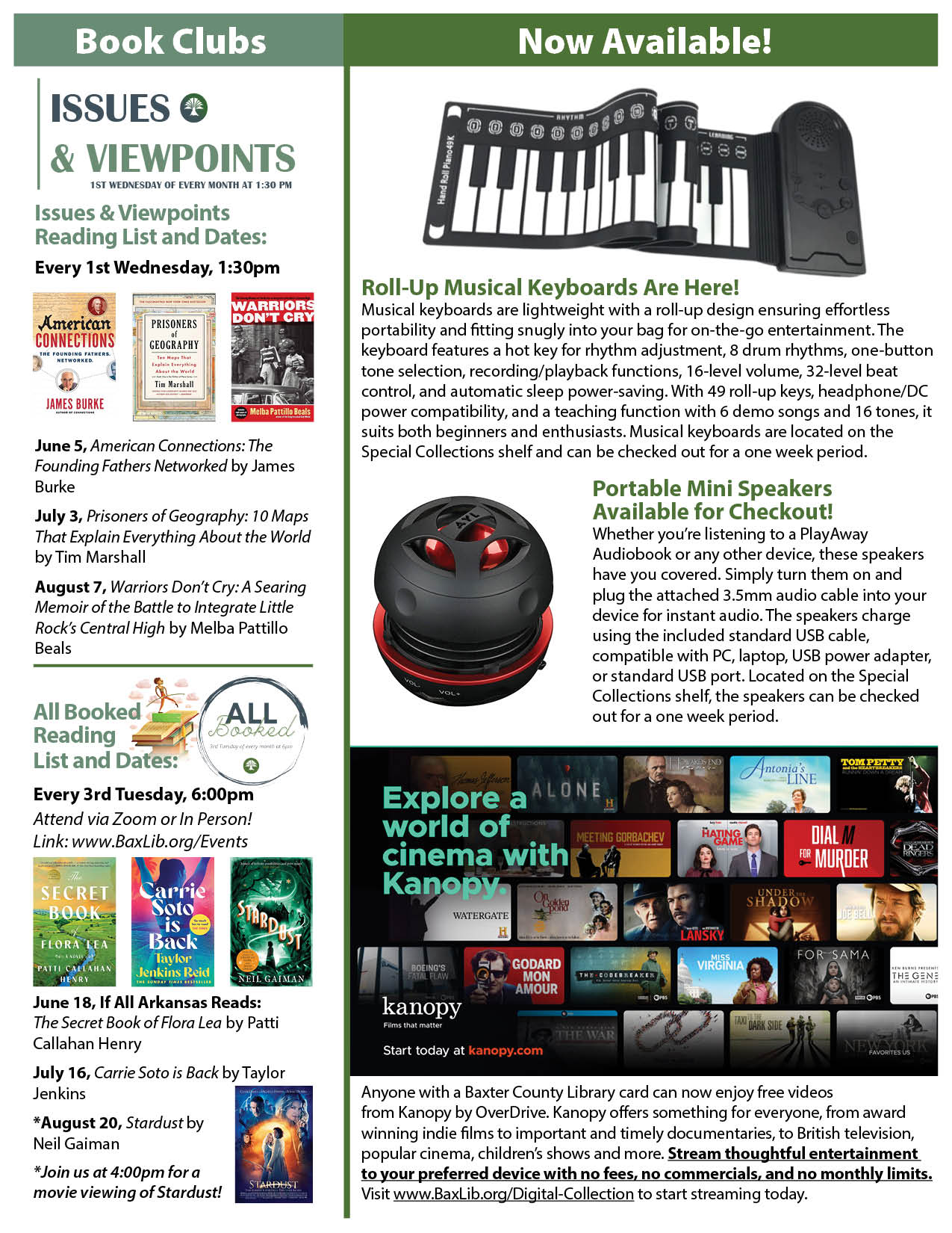 Program Guide | Baxter County Library